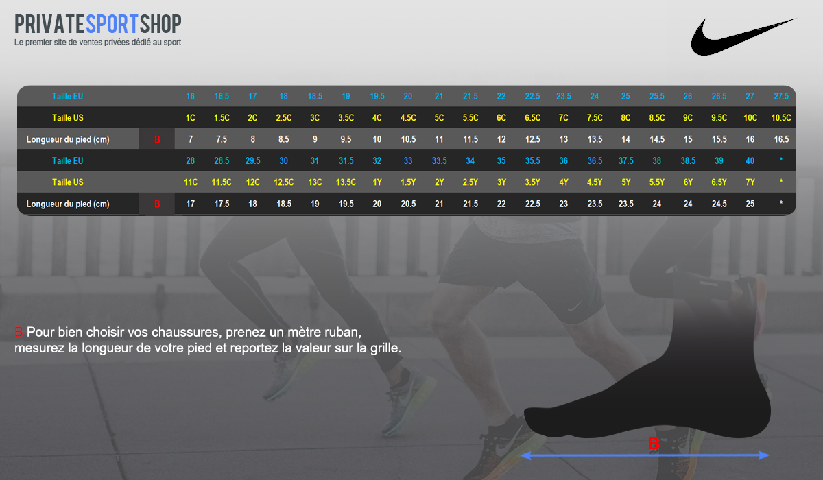Nike Size Guide