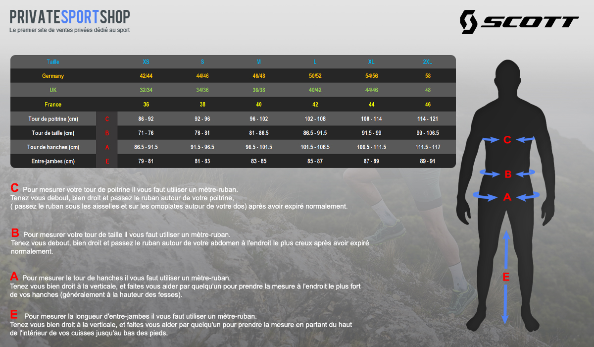 Scott Sports Size Guide