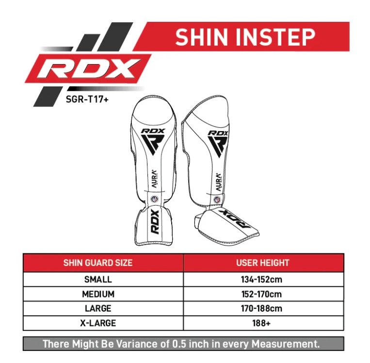 RDX Sports Size Guide