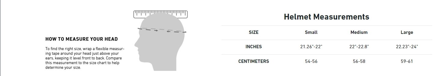 Spy Optic Size Guide