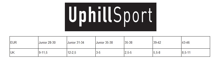 Uphill Sports Size Guide