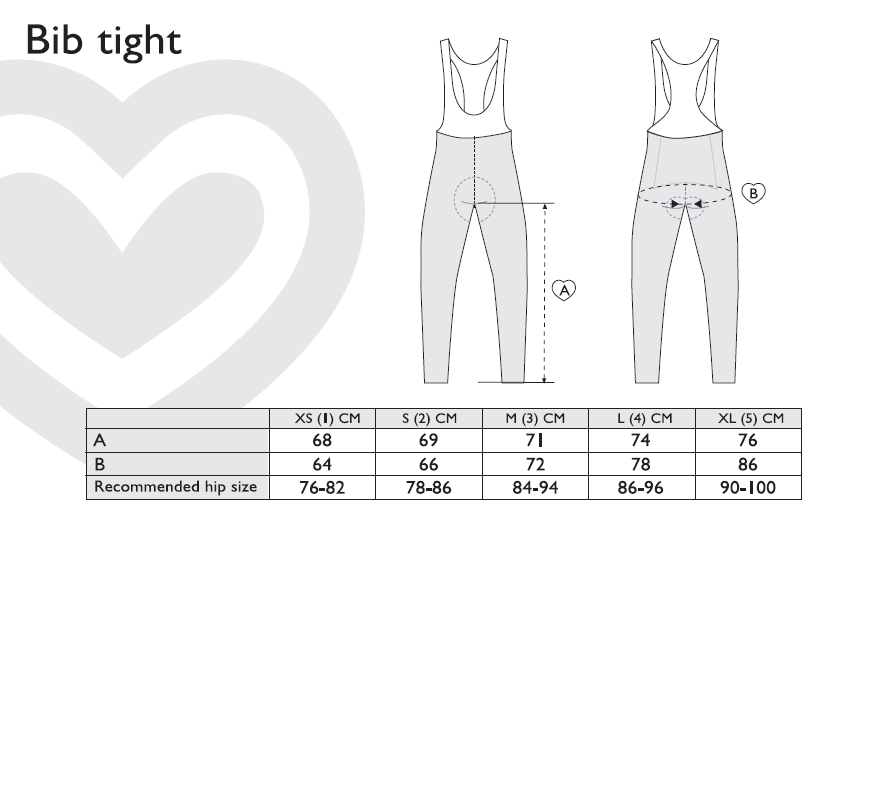 Pissei Size Guide
