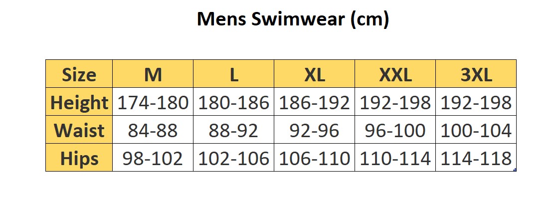 Henderson Size Guide