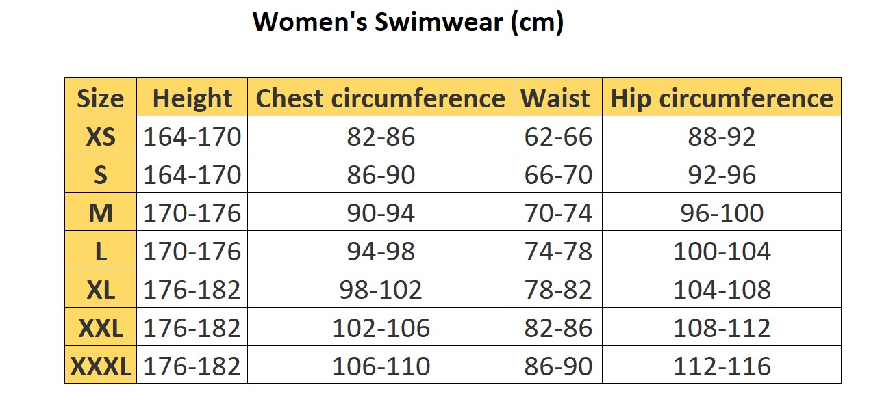 Henderson Size Guide