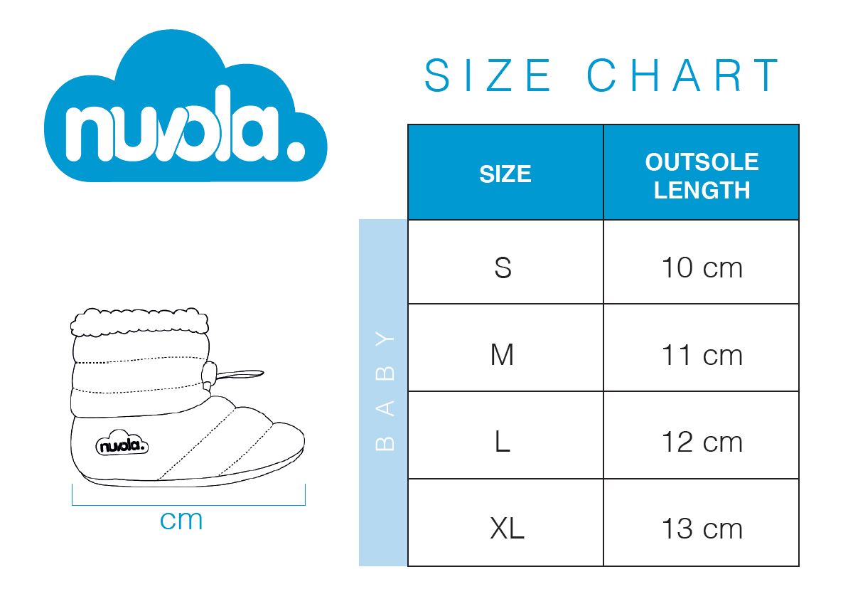Nuvola Size Guide