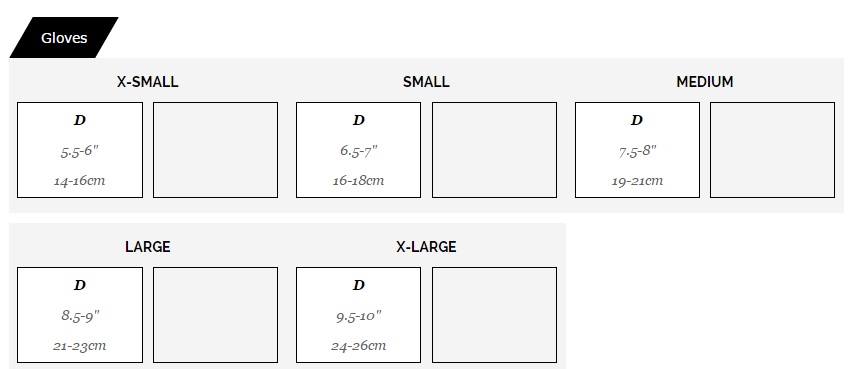 Pro-Tec Size Guide
