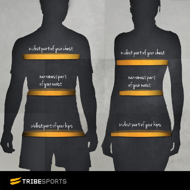 Tribesports Size Guide
