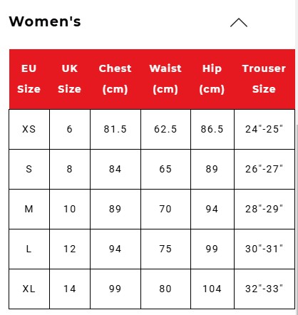 Santa Cruz Size Guide