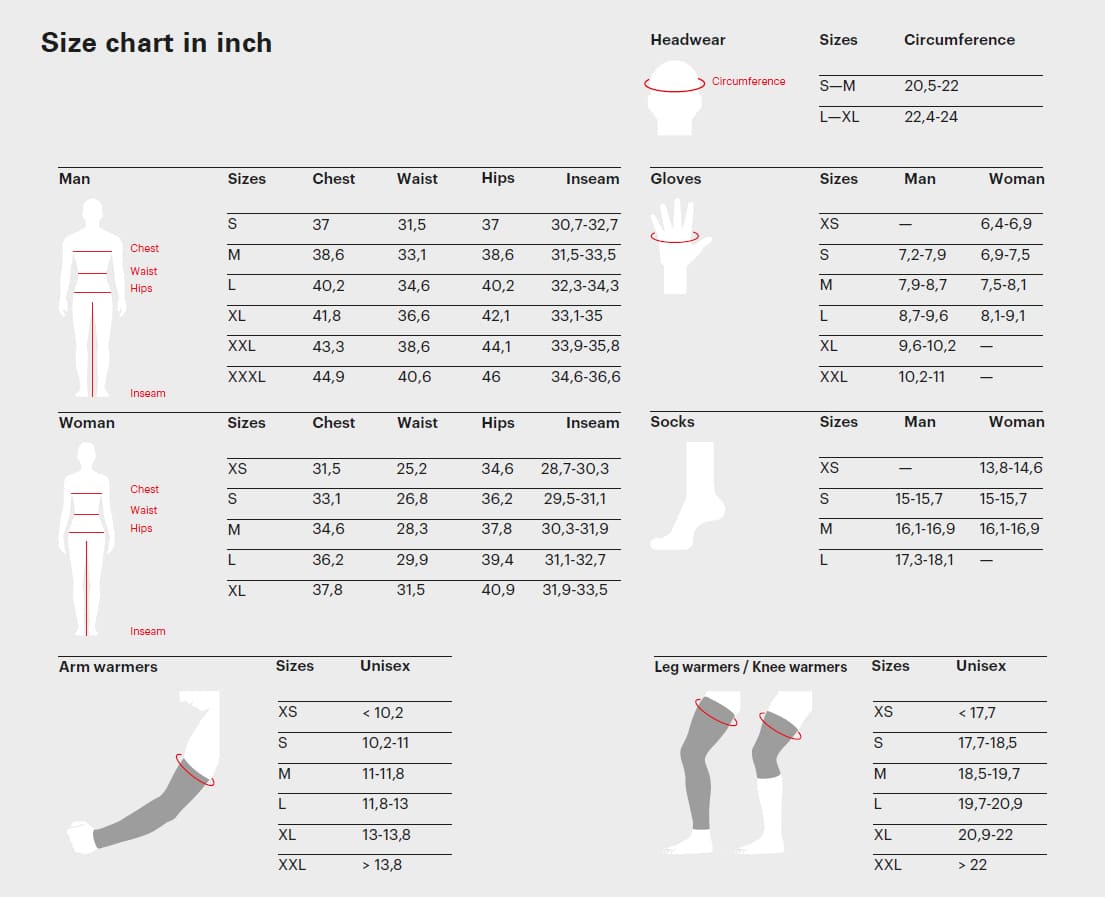 Bicycle Line Size Chart